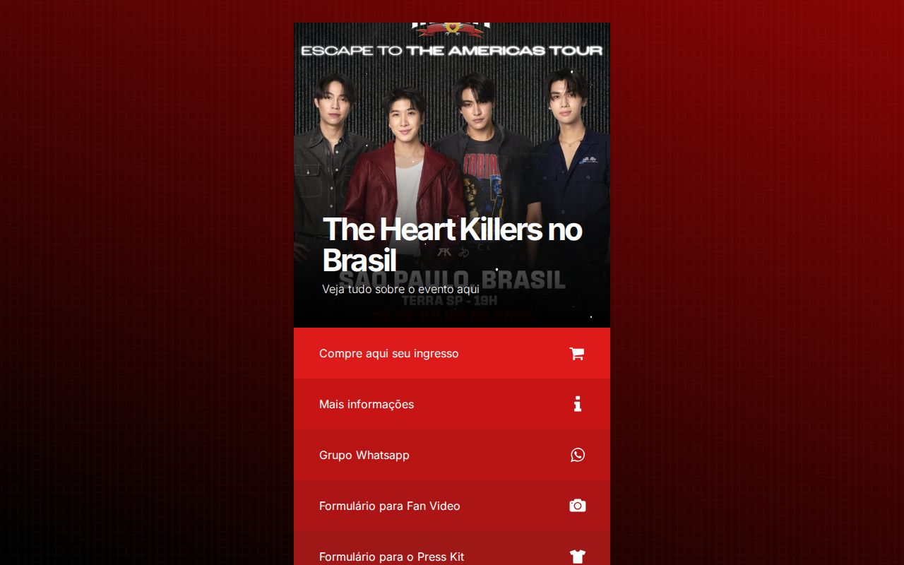 The Heart Killers no Brasil